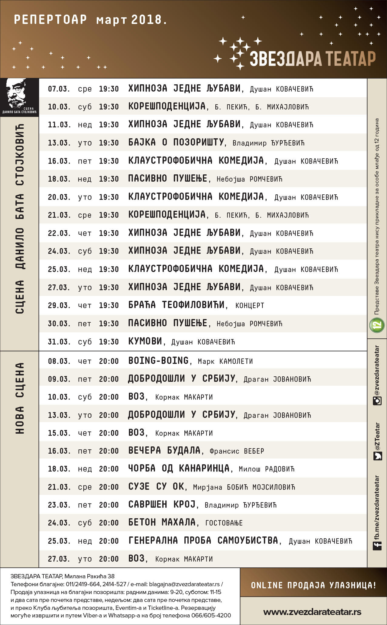 Zvezdara Teatar: Martovske poslastice | Vajb Magazin Zvezdara Teatar: Martovske poslastice | Vajb Magazin